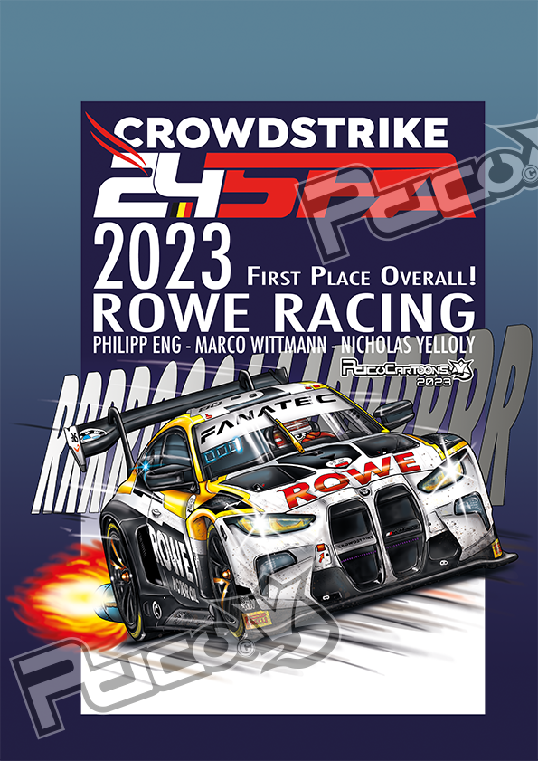 Spa 24h 2023 Winners! A3 Poster! – Pacocartoons