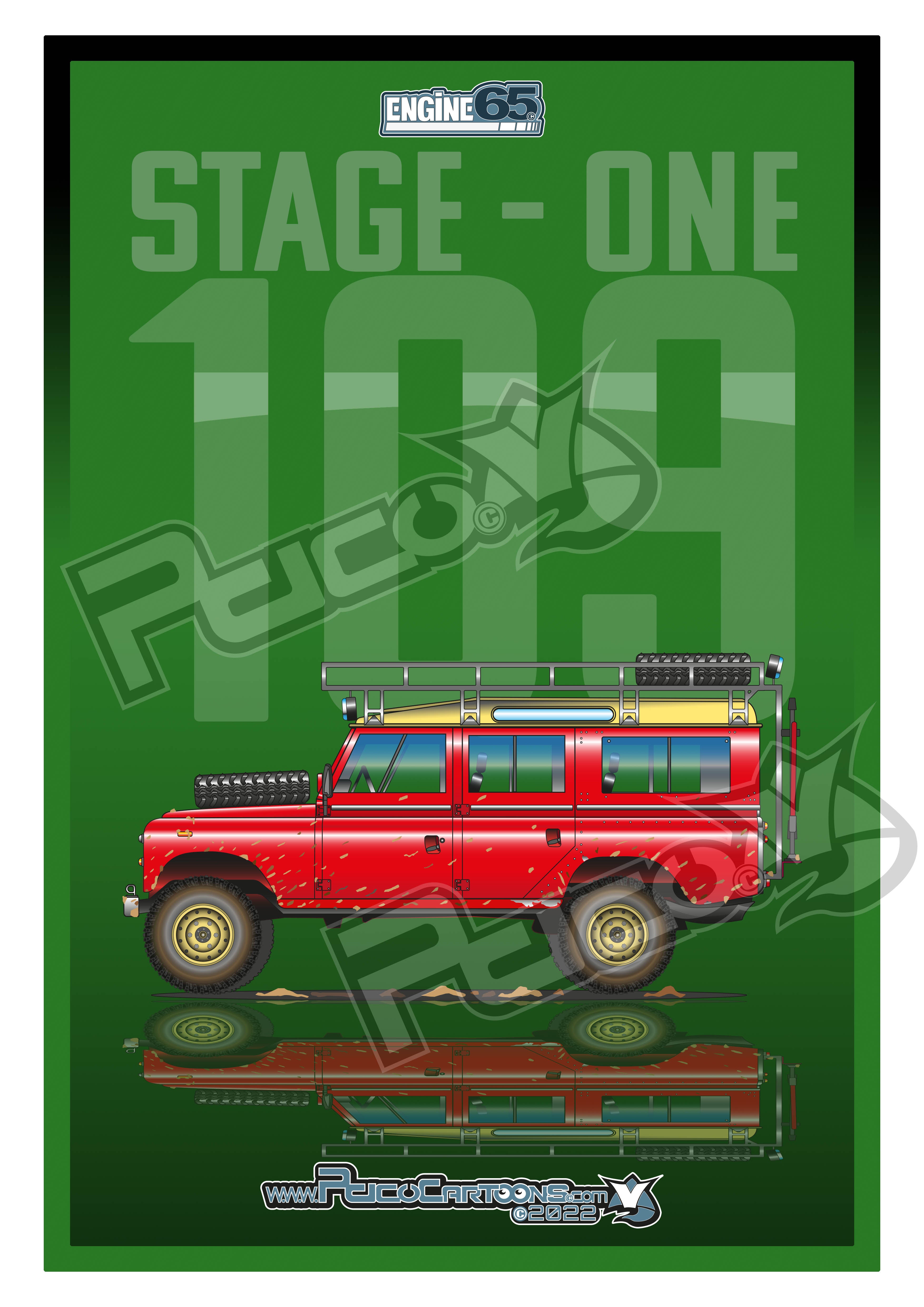 Stage 1 Print A3 – Pacocartoons